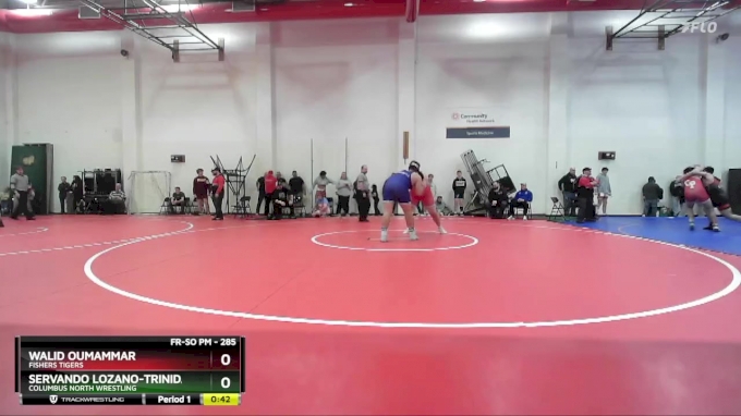 285 lbs Cons. Round 4 - Walid Oumammar, Fishers Tigers vs Servando ...