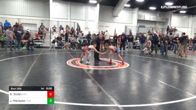 Consolation - Ayden Dodd, Burnett Trained WC vs Jonathan Marquez, Toss ...