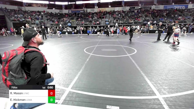 75 lbs Consi Of 8 #2 - Ryker Mason, Lexington Youth Wrestling Club vs ...