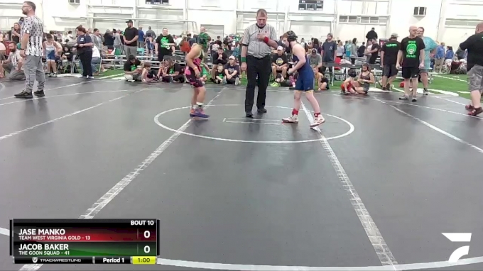 90 lbs Round 4 (6 Team) - Jase Manko, Team West Virginia Gold vs Jacob ...