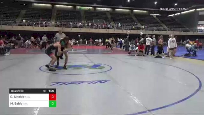 145-E lbs Final - Daniel Sinclair, New Castle vs Marcus Gable, Philipsburg