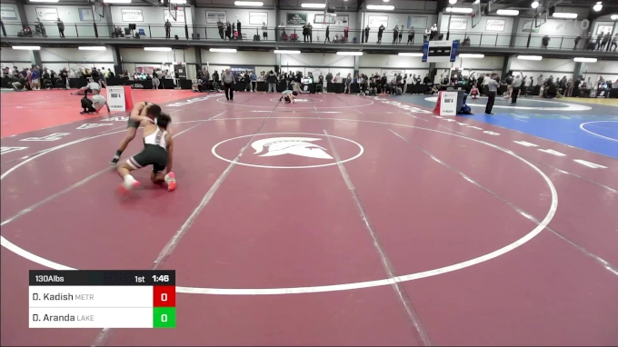 130A lbs Rr Rnd 1 - Dylan Kadish, Metrowest United vs Daniel Aranda ...