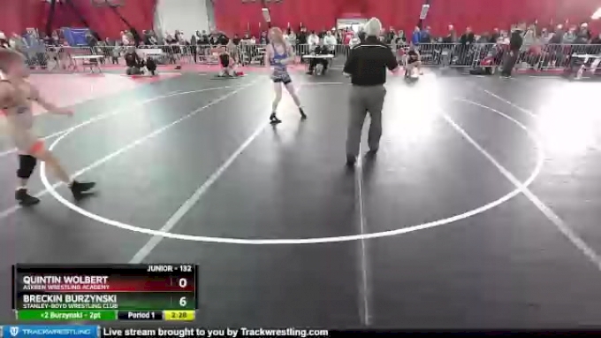 132 lbs Cons. Round 4 - Quintin Wolbert, Askren Wrestling Academy vs ...