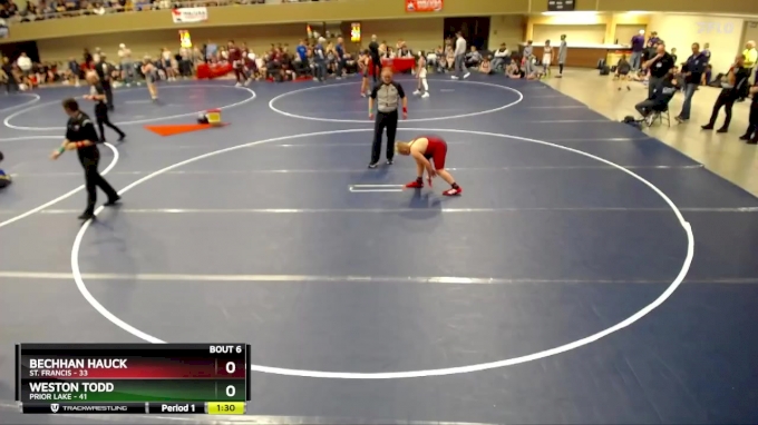 135 lbs Semis & 1st Wrestleback (8 Team) - Lincoln Diebold, St. Francis ...