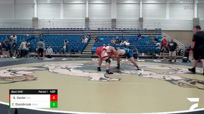 218 lbs Quarterfinal - Gavin Gaylor, Orange vs Zander Glazebrook, Big ...