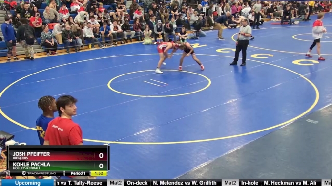 124 lbs Champ. Round 1 - Kohle Pachla, Holley-Kendall vs Josh Pfeiffer ...