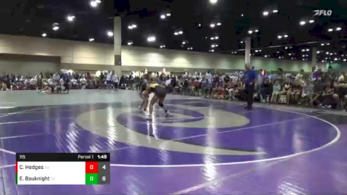 115 lbs Quarterfinals (8 Team) - Chloe Hedges, Queen Bees vs Emma ...