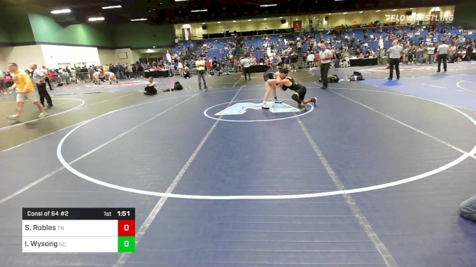 138 lbs Consi Of 64 #2 - Seth Robles, TN vs Isaiah Wysong, SC