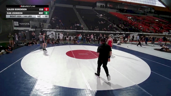 144 lbs Champ. Round 3 - Caleb Sorensen, Utah vs Ean Johnson, Montana
