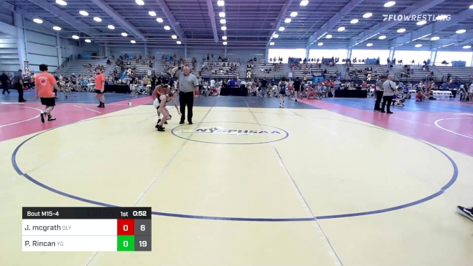 100 lbs Rr Rnd 1 - Jeremy Mcgrath, Olympia vs Peter Rincan, Young Guns Blue