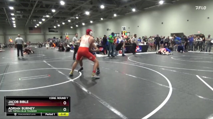 175 lbs Cons. Round 1 - Adrian Burney, WR-Topeka Blue Thunder vs Jacob ...