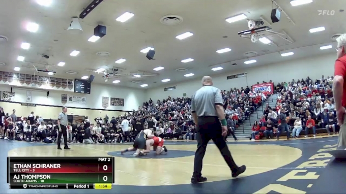 190 lbs Quarters & Wb (16 Team) - AJ Thompson, South Adams vs Ethan ...