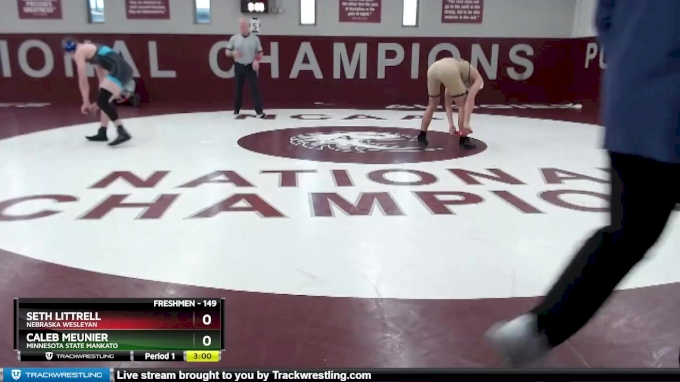 149 lbs Champ. Round 2 - Caleb Meunier, Minnesota State Mankato vs Seth ...