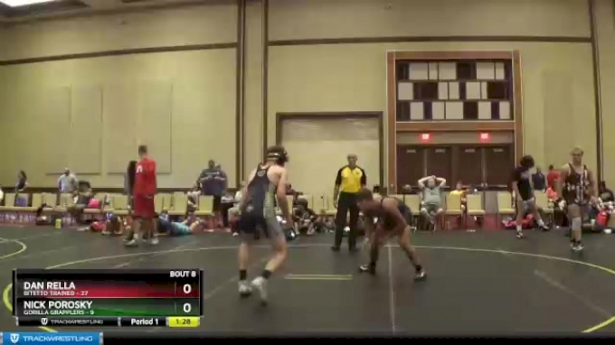 167 lbs Round 3 (6 Team) - Dan Rella, Bitetto Trained vs Nick Porosky ...