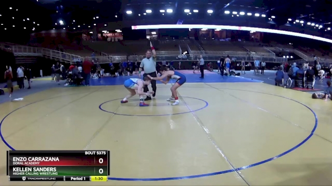 114 lbs Round 4 - Kellen Sanders, Higher Calling Wrestling vs Enzo ...