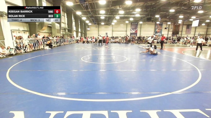 120 lbs Round Of 32 - Keegan Barrick, TNWC Silver Fox vs Nolan Rice ...