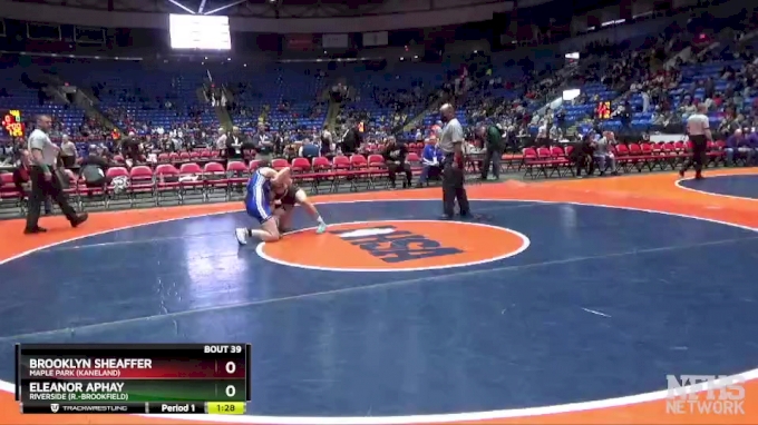 120 lbs Champ. Round 1 - Eleanor Aphay, Riverside (R.-Brookfield) vs ...