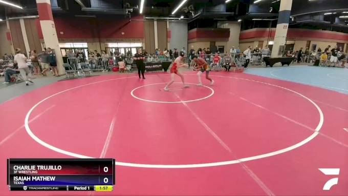 106 lbs Semifinal - Charlie Trujillo, 3F Wrestling vs Isaiah Mathew, Texas