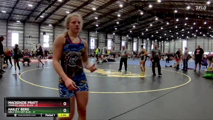 138 lbs Semis - R1 Wb - Hailey Berg, Girls With Grit Blue vs Mackenzie ...