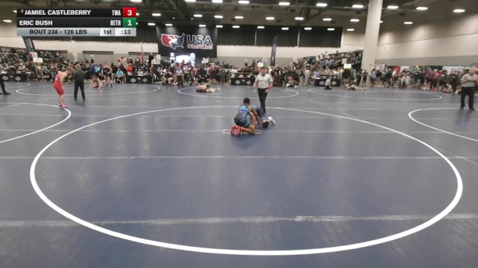 126 lbs Cons. Rd Of 16 - Eric Bush, Beebe Trained vs Jamiel Castleberry ...