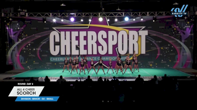 All 4 Cheer - Scorch [2024 L4.2 Senior - D2 - Small Day 2] 2024 ...