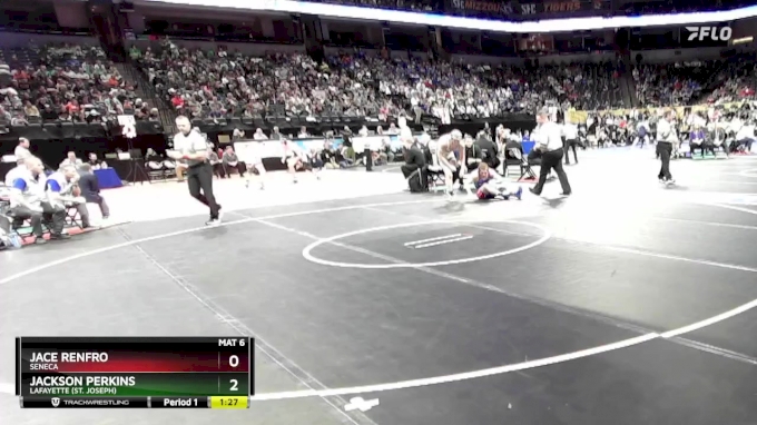 190 Class 2 lbs 1st Place Match - Jackson Perkins, Lafayette (St ...