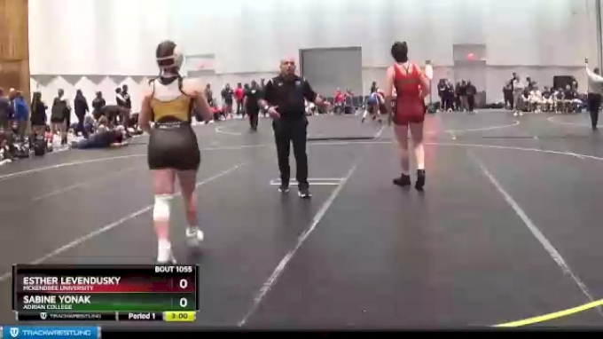 130 lbs Cons. Round 2 - Esther Levendusky, McKendree University vs ...