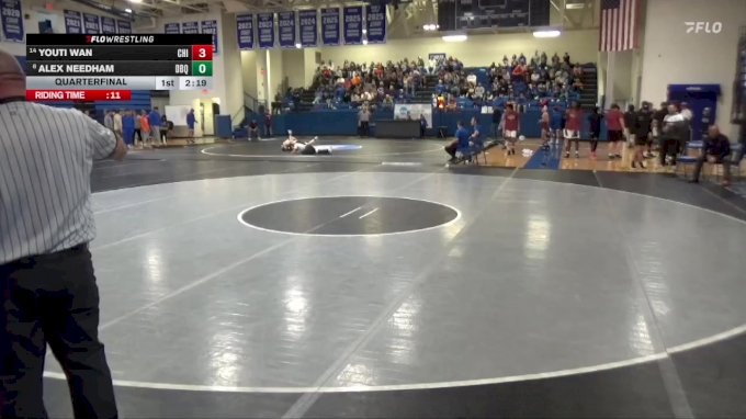 133 lbs Quarterfinal - Youti Wan, Chicago vs Alex Needham, University ...