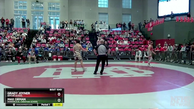 175 lbs Champ. Round 1 - Max Orman, Evangelical Christian School vs ...