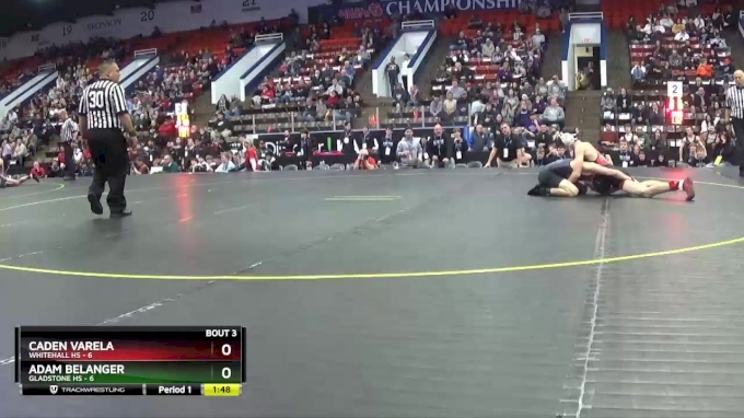 132 lbs Quarterfinals (8 Team) - Caden Varela, Whitehall HS vs Adam ...
