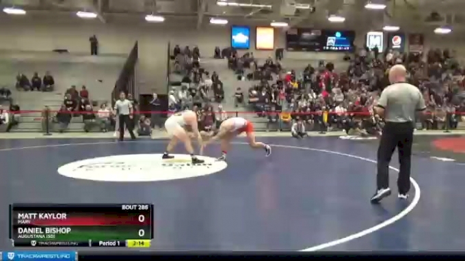 197 lbs 3rd Place Match - Matt Kaylor, Mary vs Daniel Bishop, Augustana ...