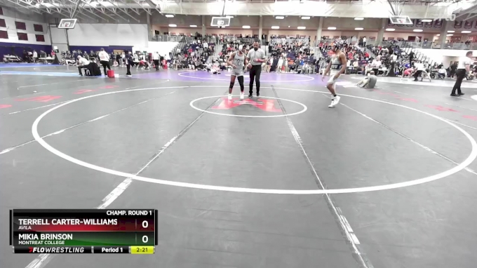 141 lbs Champ. Round 1 - Terrell Carter-williams, Avila vs Mikia ...