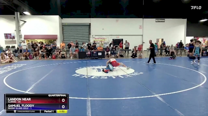 92 lbs Quarters & 1st Wb (16 Team) - Landon Near, Illinois vs Samuel ...