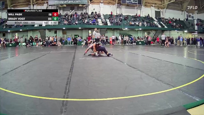 141 lbs Cons. Round 1 - Brady Vogt, GVSU vs Will Pask, Findlay