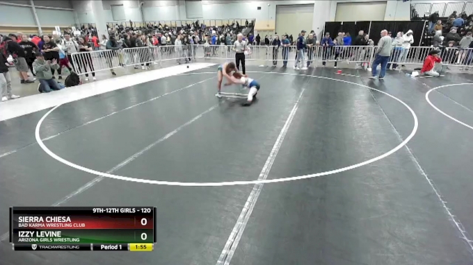 120 lbs Semifinal - Sierra Chiesa, Bad Karma Wrestling Club vs Izzy ...