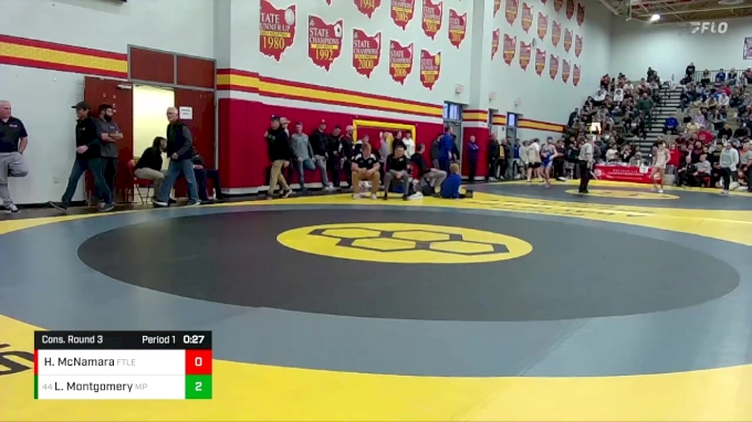 126 lbs Cons. Round 3 - Liam Montgomery, Massillon Perry vs Haidan ...