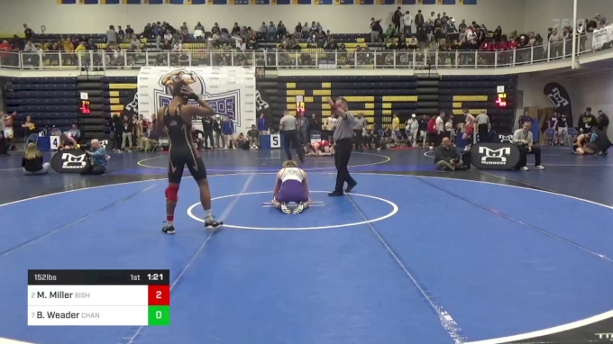 152 lbs Qtr-finals - Melvin Miller, Bishop McCort vs Benjamin Weader ...