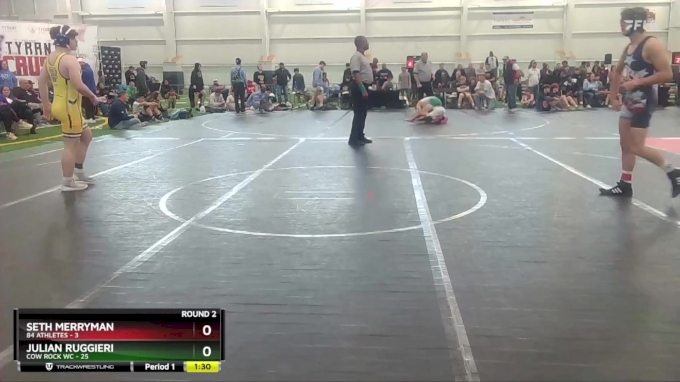 138 lbs Round 2 (10 Team) - Julian Ruggieri, Cow Rock WC vs Seth ...