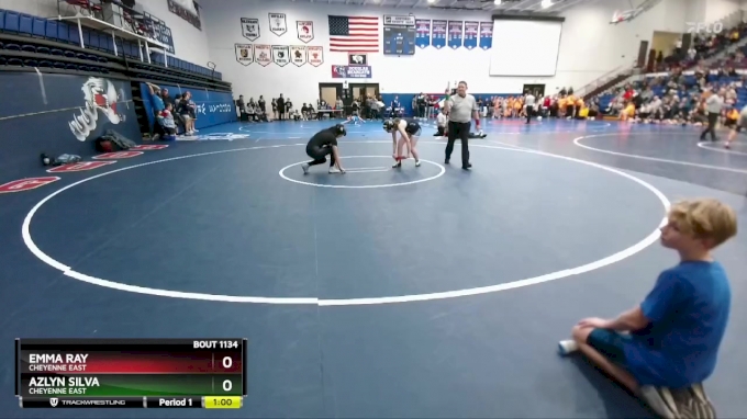 110 lbs Cons. Round 2 - Emma Ray, Cheyenne East vs Azlyn Silva ...