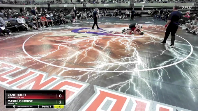 172 lbs Round 2 (4 Team) - Zane Hulet, Washington vs Maximus Morse, Xavier