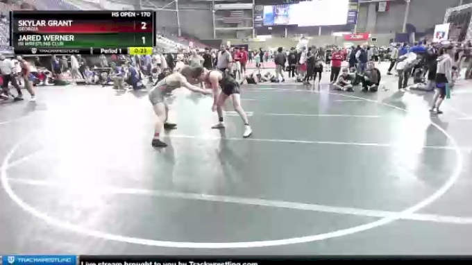 170 lbs Cons. Round 3 - Skylar Grant, Georgia vs Jared Werner, ISI ...