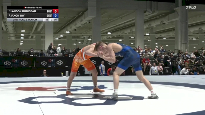 70 lbs 3rd Place Match - Landon Robideau, Cowboy RTC vs Jaxon Joy ...