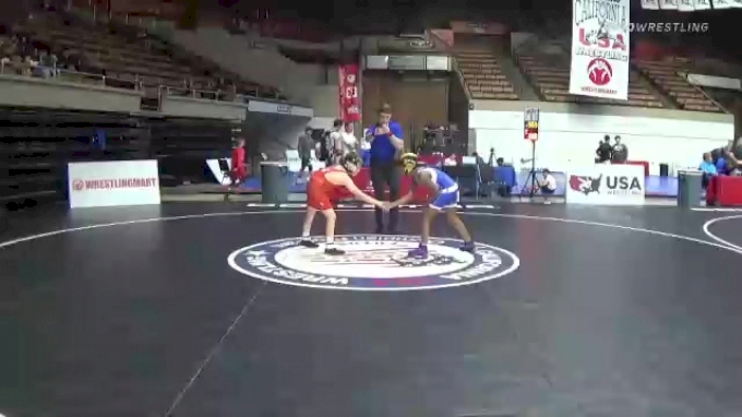 77 lbs 7th Place Match - Logan Arenas, Laguna Hills Hawkeye WC vs Amari ...