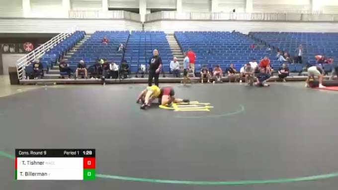 123 lbs Cons. Round 9 - Tanner Tishner, Red Cobra Wrestling Academy vs ...