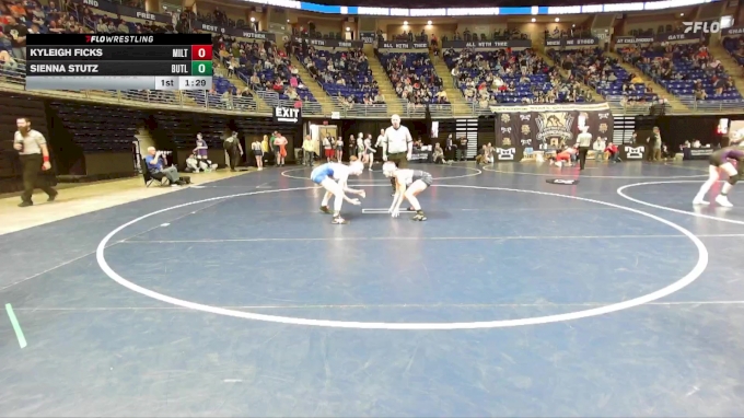 110 lbs Consy 2 - Kyleigh Ficks, Milton vs Sienna Stutz, Butler