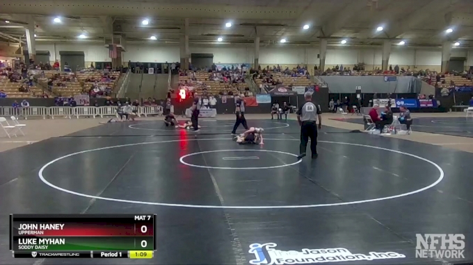 A 106 lbs Semifinal - Luke Myhan, Soddy Daisy vs John Haney, Upperman