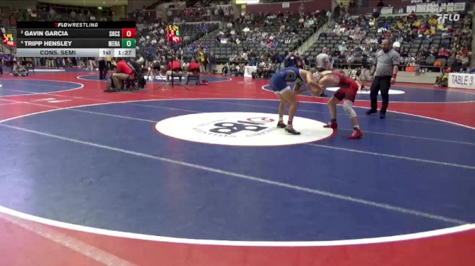 4A 144 lbs Cons. Semi - Tripp Hensley, Mena vs Gavin Garcia, Shiloh ...