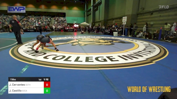 73 lbs Semifinal - Joseph Cervantes, Dethrone vs Jhorel Castillo, SoCal ...