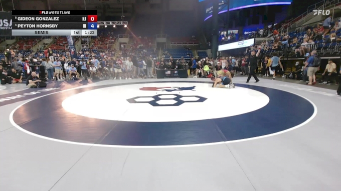 144 lbs Semis - Gideon Gonzalez, NJ vs Peyton Hornsby, IN