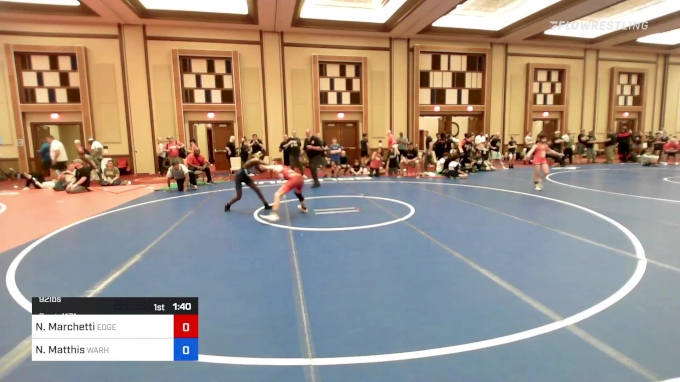 92 lbs Final - Nico Marchetti, Edge Wrestling vs Nathan Matthis ...